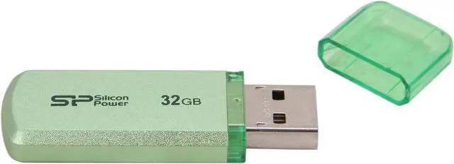 Silicon Power Helios 101 32GB USB 2.0 Flash Drive (Green) Model SP032GBUF2101V1N - Newegg.com