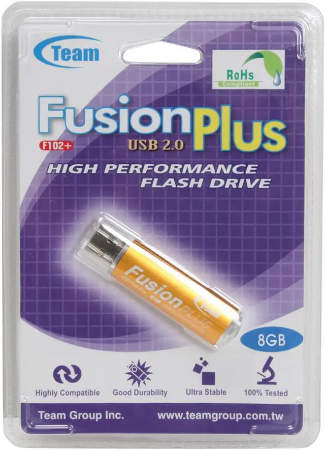 Team Fusion PLUS 8GB Flash Drive (USB2.0 Portable) - Newegg.com