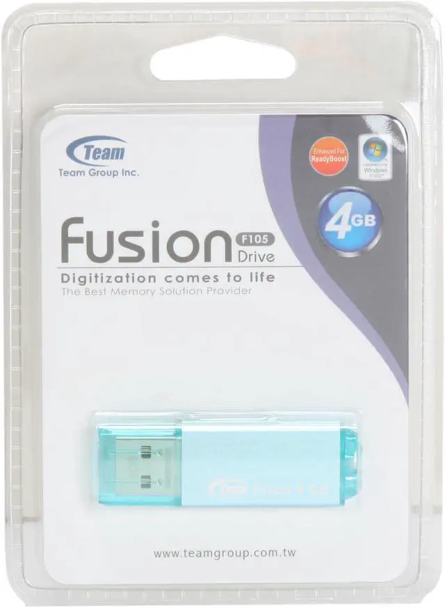 Team Fusion II 4GB USB 2.0 Flash Drive (Blue) - Newegg.ca