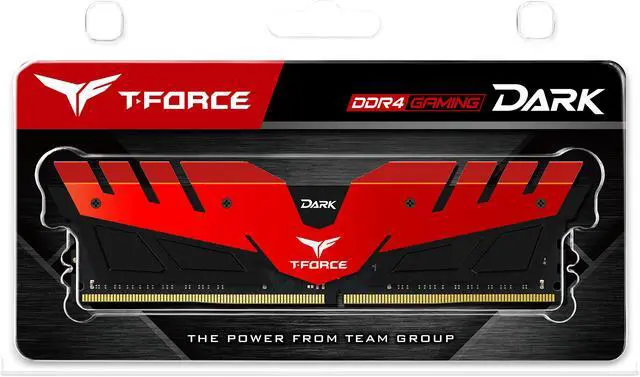 Team T-Force DARK 4GB DDR4 2400 (PC4 19200) Desktop Memory Model ...