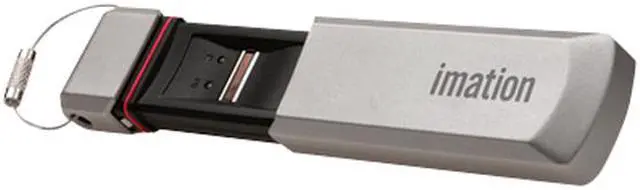 Imation Defender F200 Biometric 8GB Fingerprint Identification USB 2.0 Flash Drive Hardware ...