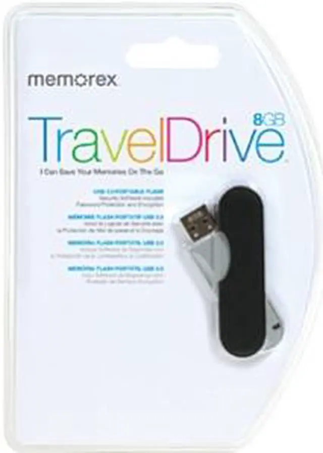 Memorex TravelDrive 8GB Flash Drive - Newegg.com