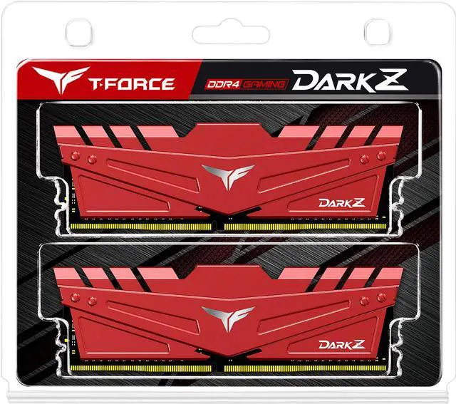 Team T-FORCE DARK Z 16GB (2 x 8GB) DDR4 2666 (PC4 21300) Desktop Memory ...