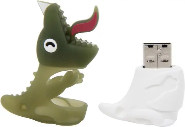 Bone Collection Dinosaur Driver 4GB USB 2.0 Flash Drive (Lake Green ...