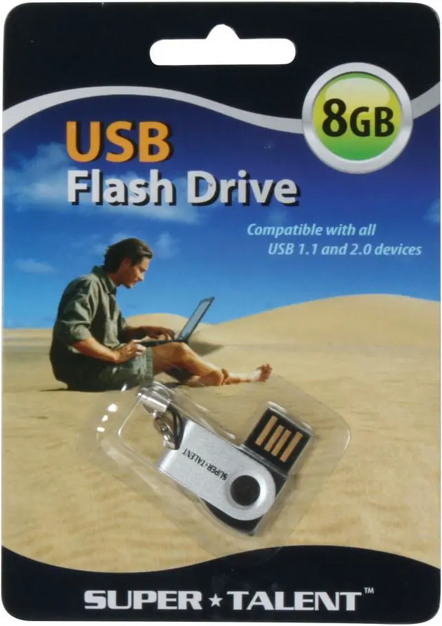 SUPER TALENT MS Series 8GB Flash Drive (USB2.0 Portable) - Newegg.com