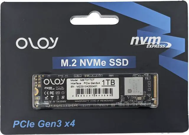 OLOy M.2 2280 1TB PCI-Express 3.0 x4 QLC Internal Solid State Drive ...