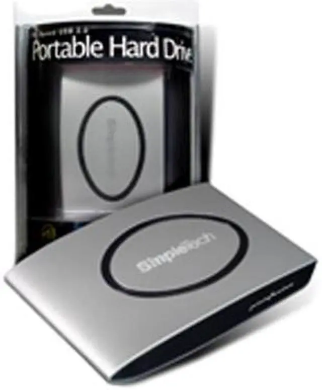 SimpleTech SimpleDrive Portable 60GB USB 2.0 2.5" External Hard Drive ...