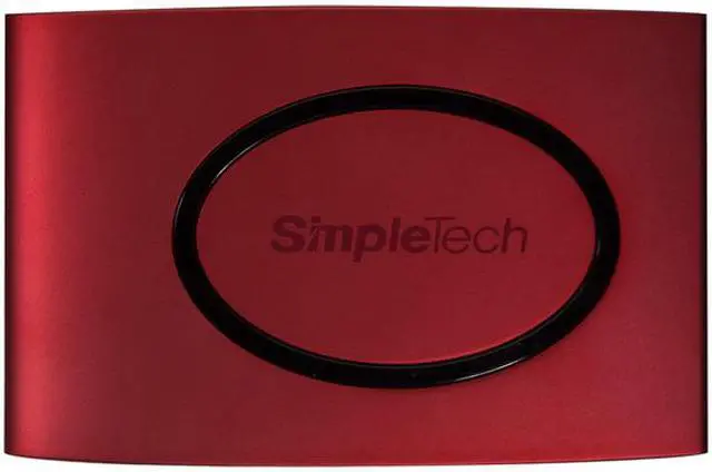 SimpleTech Signature Mini 320GB USB 2.0 2.5" Portable Black Cherry ...