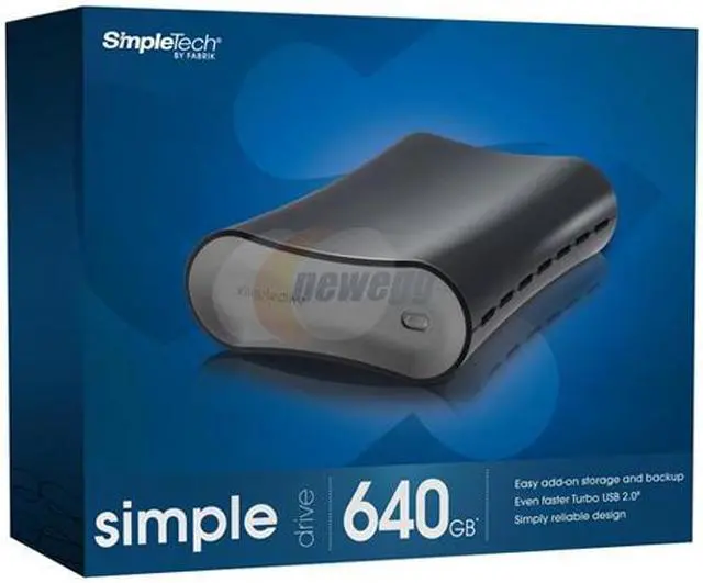 SimpleTech 640GB USB 2.0 3.5" External Hard Drive - Newegg.com