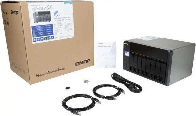 QNAP TS-831X High-performance 8-bay NAS with Built-in 2 x 10GbE (SFP+ ...