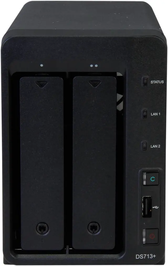 Synology DiskStation 2-Bay (2x 3TB NAS Drives) Network Attached Storage ...
