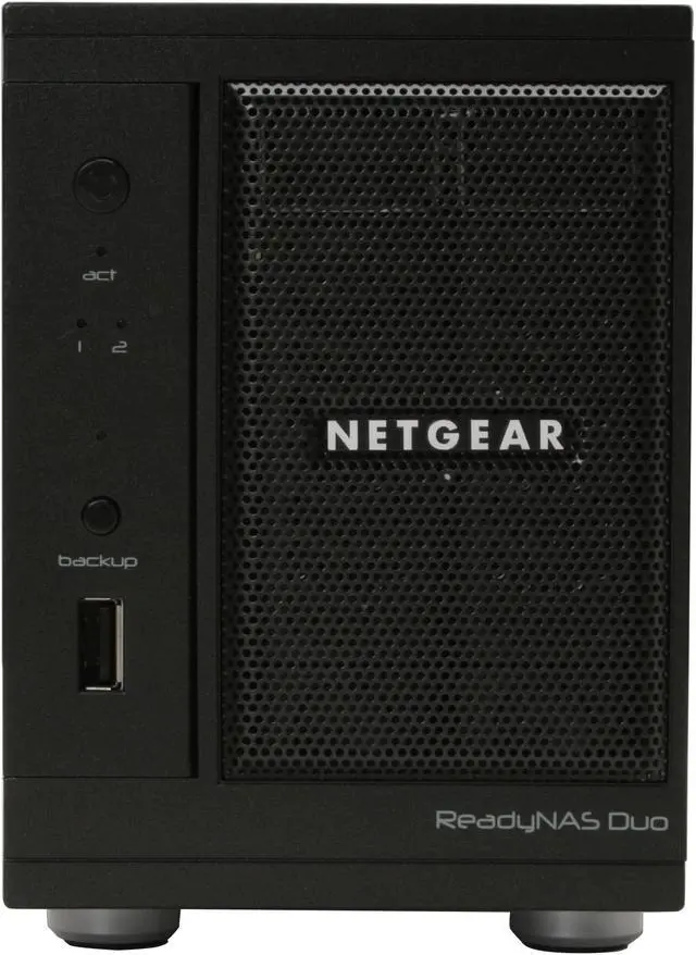 Netgear ReadyNAS Duo 750GB (1 x 750GB) Network Storage (NAS) w/ Gigabit ...