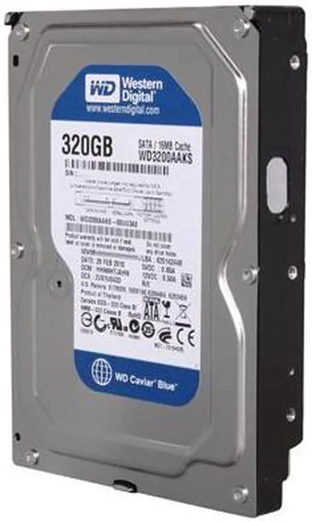 Western Digital Blue WD3200AAKS-20PK 320GB 7200 RPM 16MB Cache SATA 3 ...