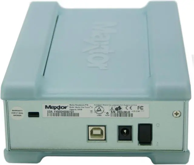 Open Box: Maxtor OneTouch III 500GB USB 2.0 3.5" External Hard Drive ...