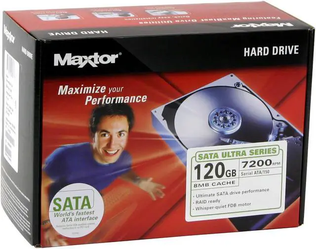 Open Box: Maxtor Ultra Series Kits L01M120 120GB 7200 RPM 8MB Cache ...