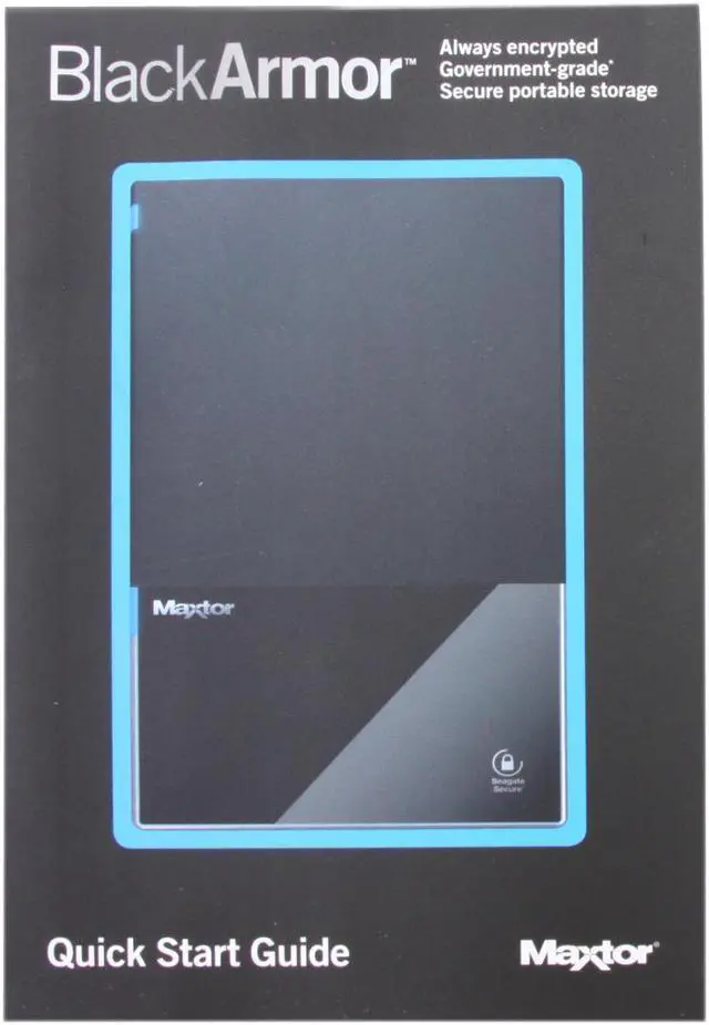 Maxtor BlackArmor 160GB USB 2.0 2.5" External Hard Drive - Newegg.com