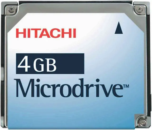 Hitachi GST Microdrive 3K6 HMS360604D5CF00 (900125) 4GB 3600 RPM 128KB ...