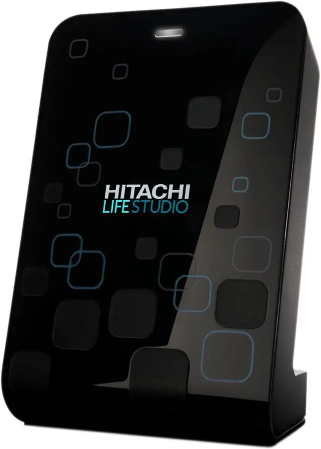 Hitachi GST LifeStudio 1TB USB 2.0 3.5" External Hard Drive Black ...