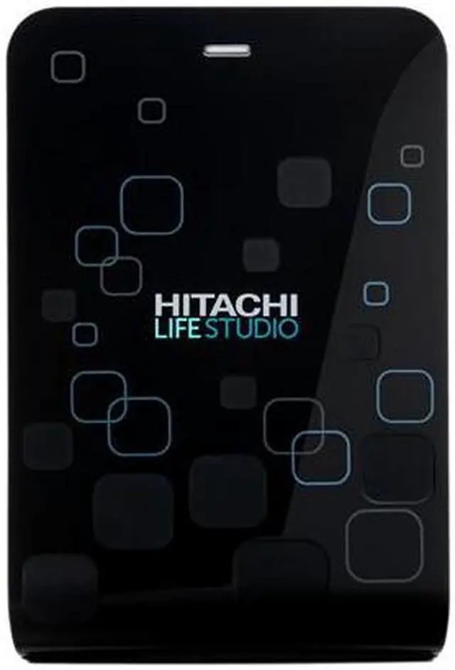Hitachi GST LifeStudio 1TB USB 2.0 3.5" External Hard Drive Black ...