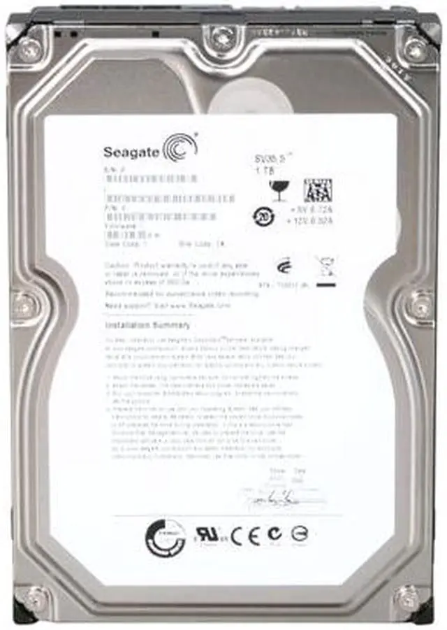 Seagate SV35.5 ST31000525SV 1TB 7200 RPM 32MB Cache SATA 3.0Gb/s ...