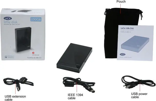 Open Box: LACIE Little Disk, Design by Sam Hecht 250GB 5400 RPM 2.5 ...