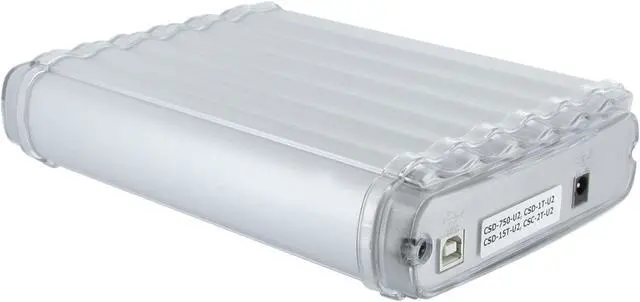 BUSlink 1.5TB USB 2.0 3.5" CipherShield Hardware Encrypted 192-bit Key ...
