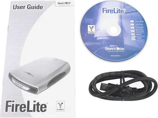 SMARTDISK FireLite 80GB Firewire400 2.5" External Hard Drive - Newegg.com