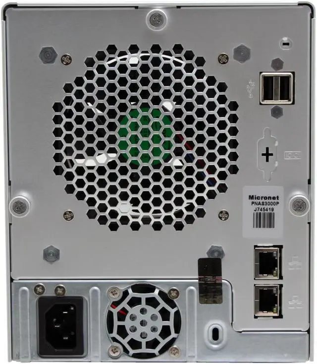 MicroNet PNAS3000P PlatinumNAS Plus Dual gigabit ethernet Network ...