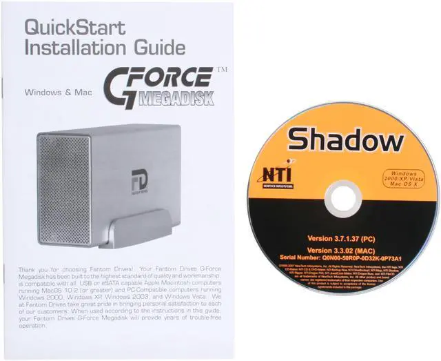 Fantom G-Force MegaDisk MDE1500 1.5TB USB 2.0 / eSATA 2 Disk RAID Array ...