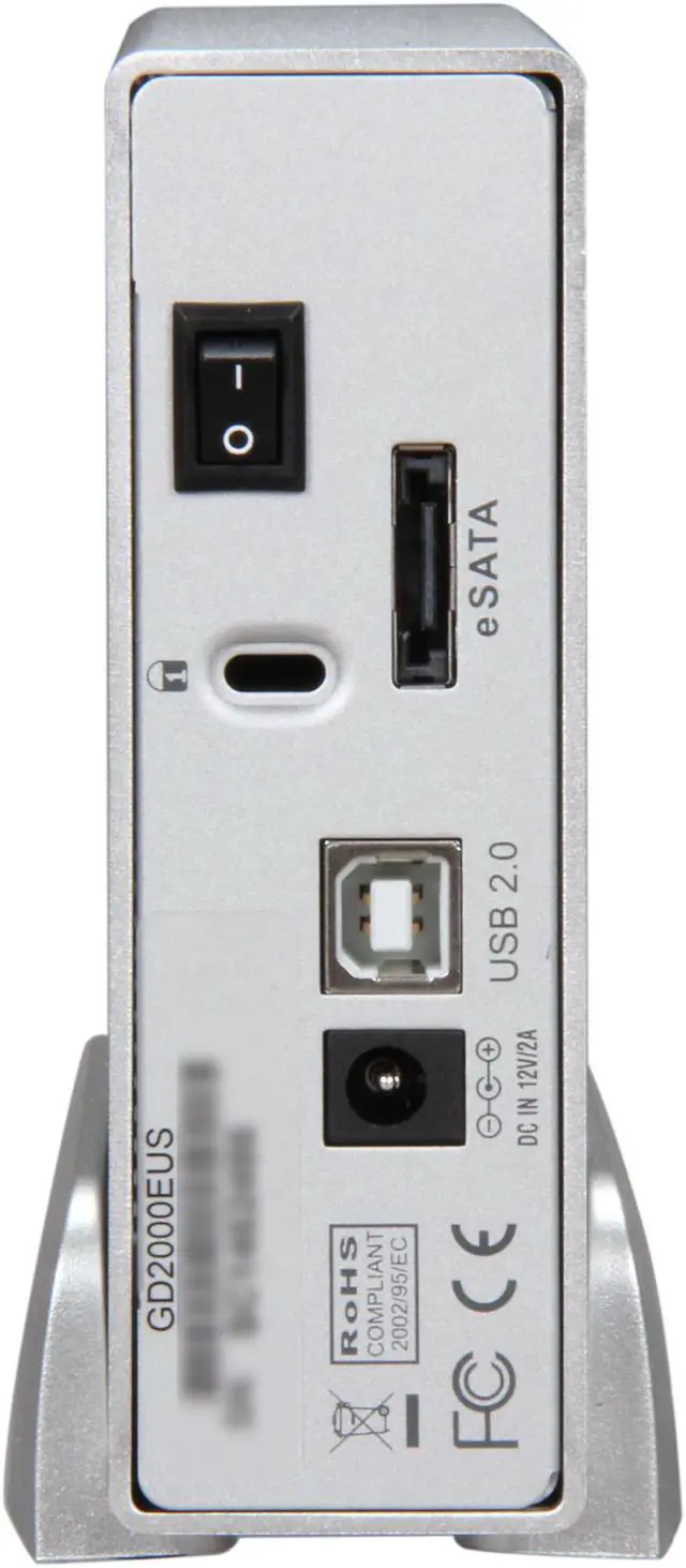 Open Box: Fantom Drives GreenDrive 2TB USB 2.0 / eSATA 3.5" External ...