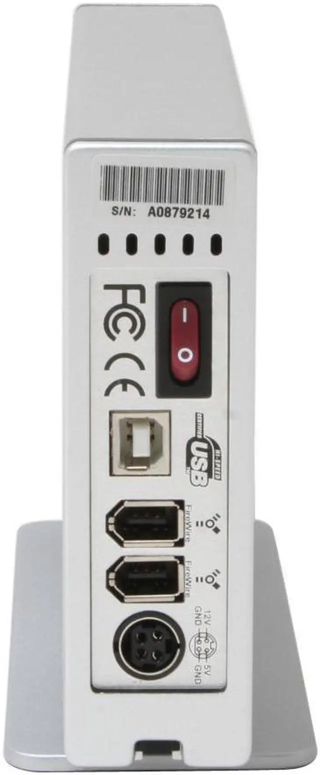 acomdata E5 320GB USB 2.0 / Firewire400 3.5" w/PushButton Backup ...