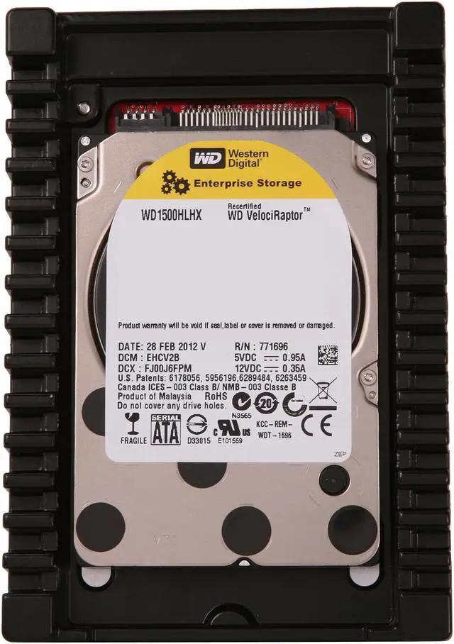 Refurbished: WD WD VelociRaptor WD1500HLHX 150GB 10000 RPM 32MB Cache ...