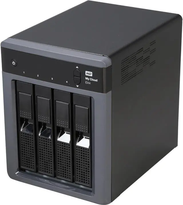 WD 4-Bay My Cloud EX4 Personal Cloud Storage WDBWWD0240KBK-NESN ...