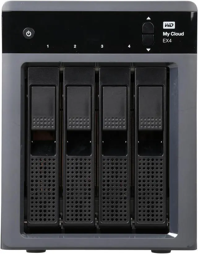 WD 4-Bay My Cloud EX4 Personal Cloud Storage WDBWWD0240KBK-NESN ...