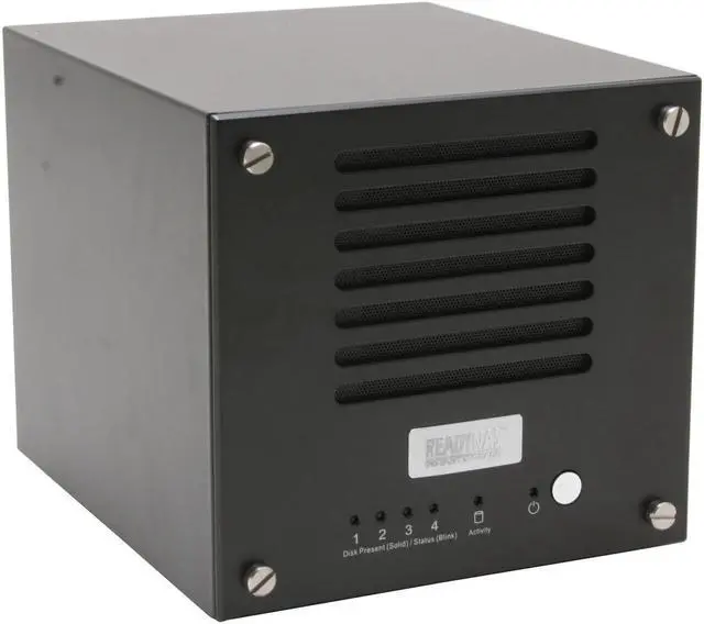 Infrant ReadyNAS RNX6-DLS-B Diskless system Black Network Storage Two ...