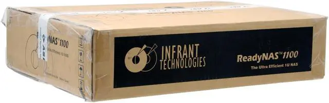 Infrant ReadyNAS 1100 RN11-B3-R450 4 x 500GB RAID 0/1/5, 512MB memory ...