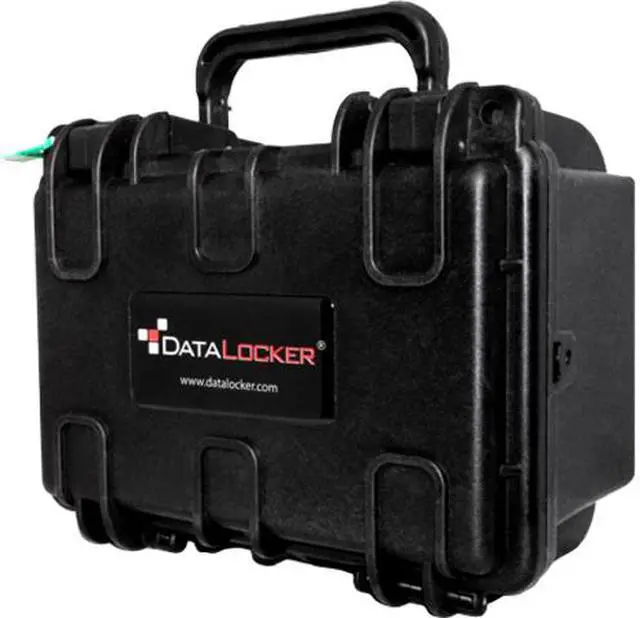 DataLocker DLMILCASE2 Copolymer Black Carrying Case for 2 Hard Drive ...
