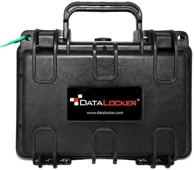 DataLocker DLMILCASE2 Copolymer Black Carrying Case for 2 Hard Drive ...