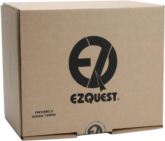 EZQUEST Pro Audio 500GB 7200 RPM 3.5" USB 2.0 / Firewire800 External ...