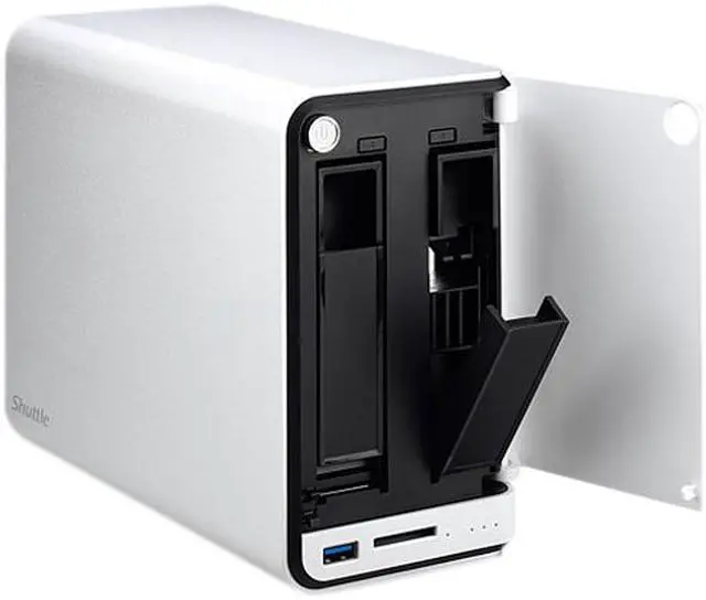Refurbished: Shuttle OMNINAS KD20 NAS 2Bay USB3.0 256MB 1Gb Supports up ...