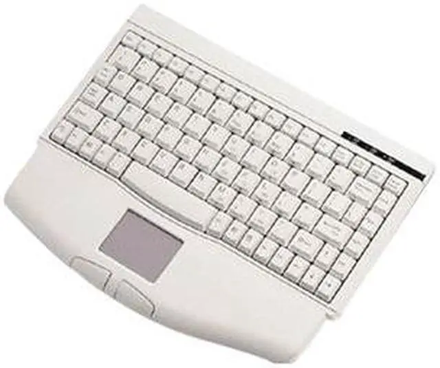 SolidTek ACK-540 White 88 Normal Keys USB Mini Keyboard with TOUCH PAD ...