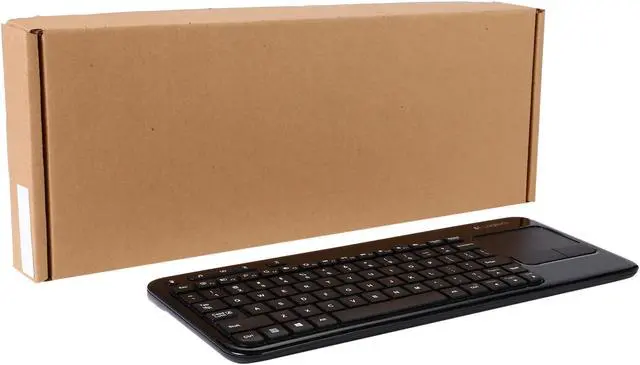 Refurbished: Logitech Recertified 920-006255 Living-Room K410 Black USB ...