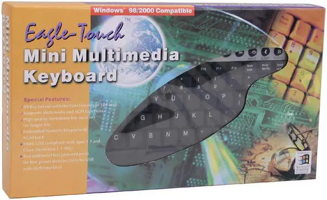 ORtek MCK-91-Silver Silver Wired Keyboard - Newegg.com