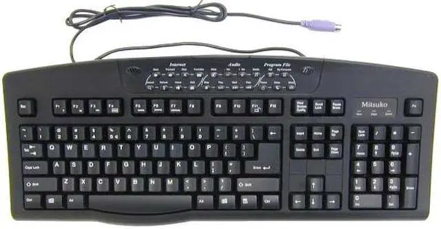 Mitsuko KM-9801 BLACK Black Wired Keyboard - Newegg.com