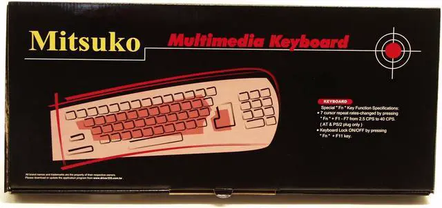 Mitsuko KM-9801 BLACK Black Wired Keyboard - Newegg.com