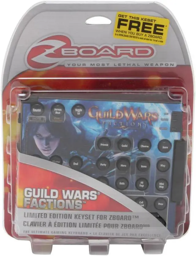 Ideazon Guild Wars: Factions Keyset for Zboard - IW0NAE1-X1GWF01 Black ...