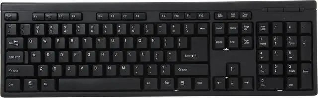 LOGISYS Computer KBMS202BK Black Wired Enhanced Keyboard and Mouse ...