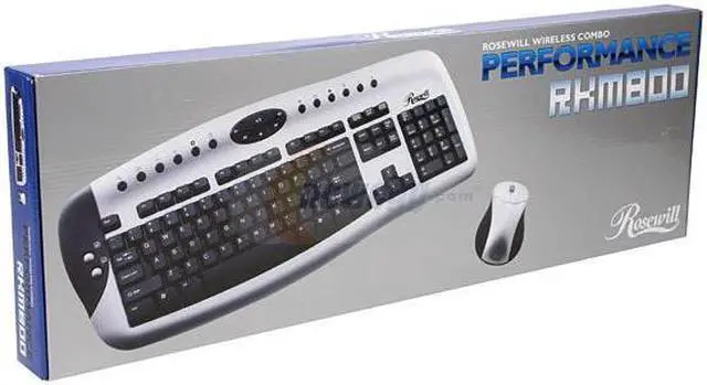 Rosewill RKM800BLK Black RF Wireless Keyboard - Newegg.com