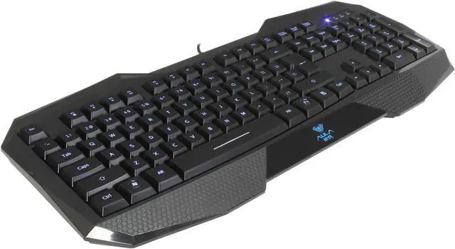AULA LED Illuminated Ergonomic USB Multimedia Backlight Backlit Gaming ...