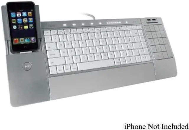 iHome - iConnect Media Keyboard - SILVER (IH-K231MS) - Newegg.com
